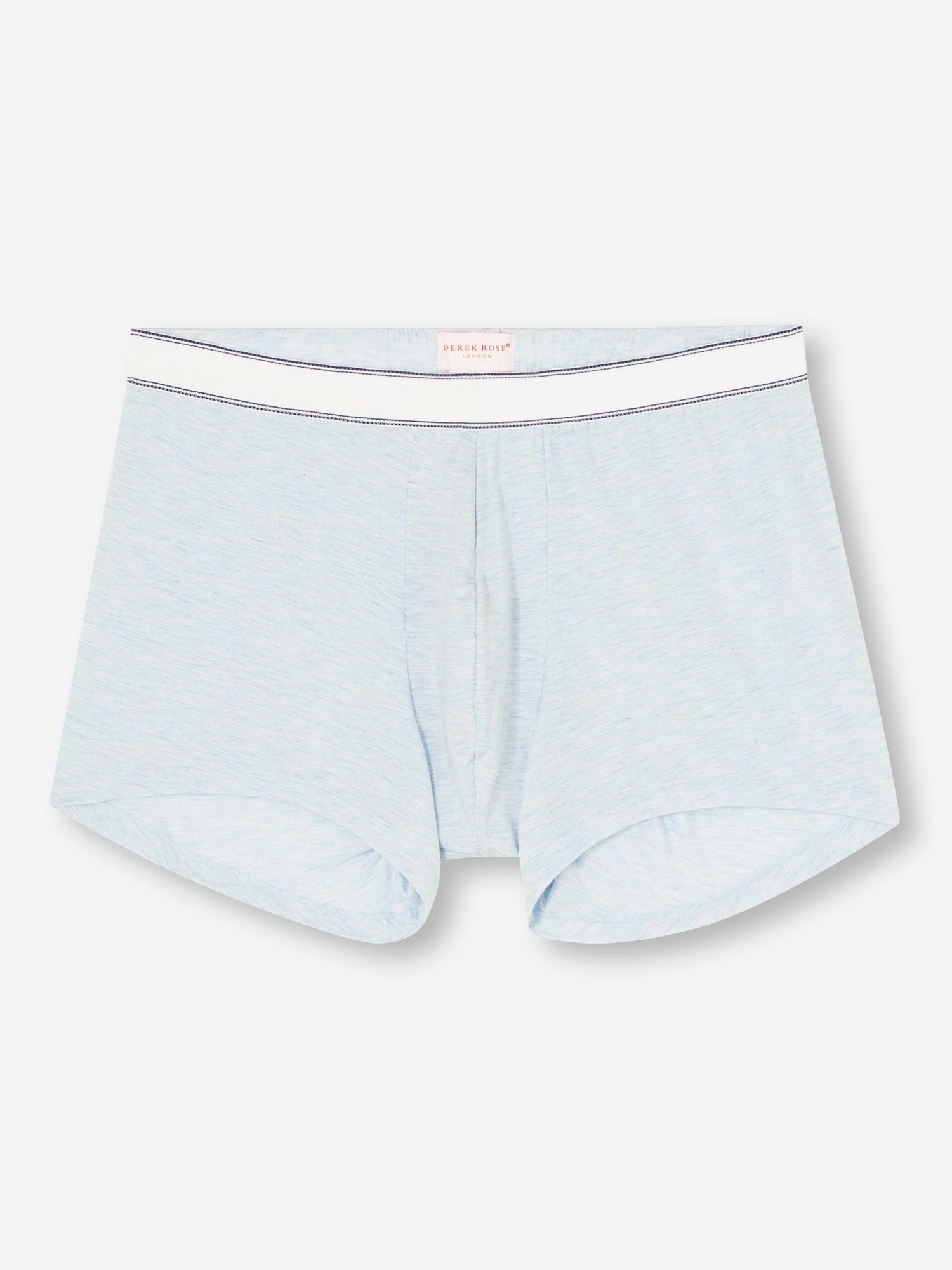 Men's Boxer Briefs Ethan Micro Modal Stretch Light Blue Marl | Derek Rose
