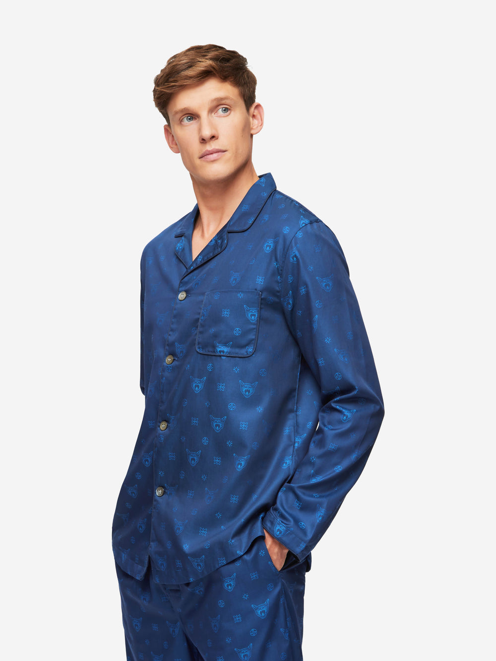 Men's Luxury Modern Fit Pajamas | Derek Rose